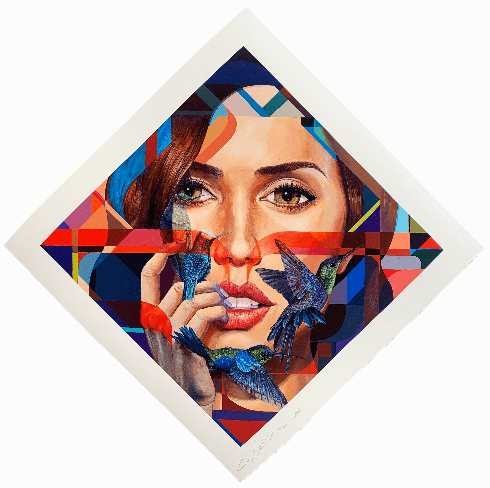 Ian Robertson-Salt | Hummingbird Woman Print | Voss Gallery